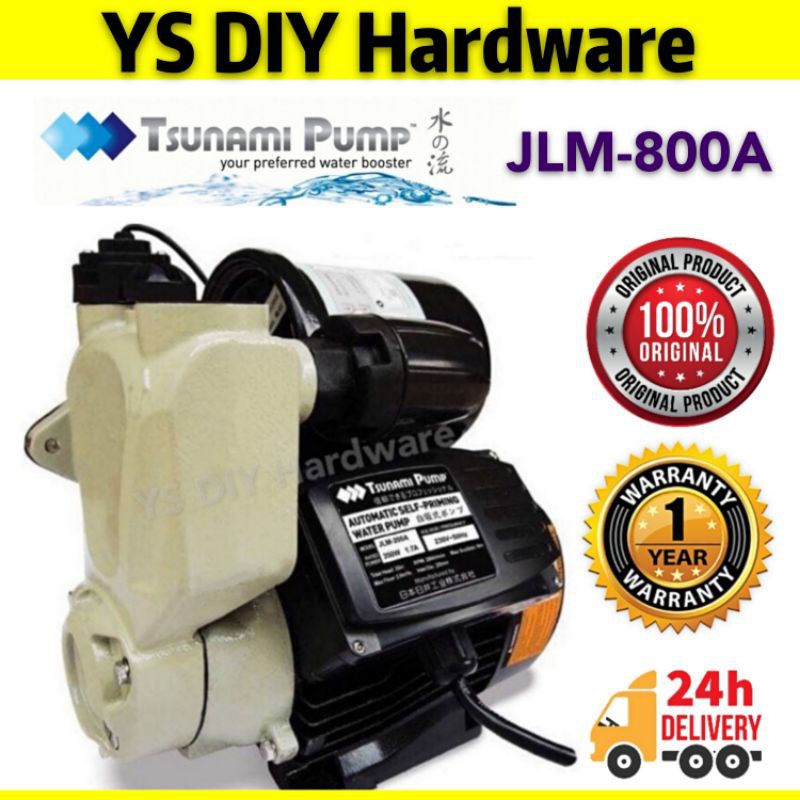 TSUNAMI JLM 800A 800W Automatic Self-Priming Jet Pump | Shopee Malaysia