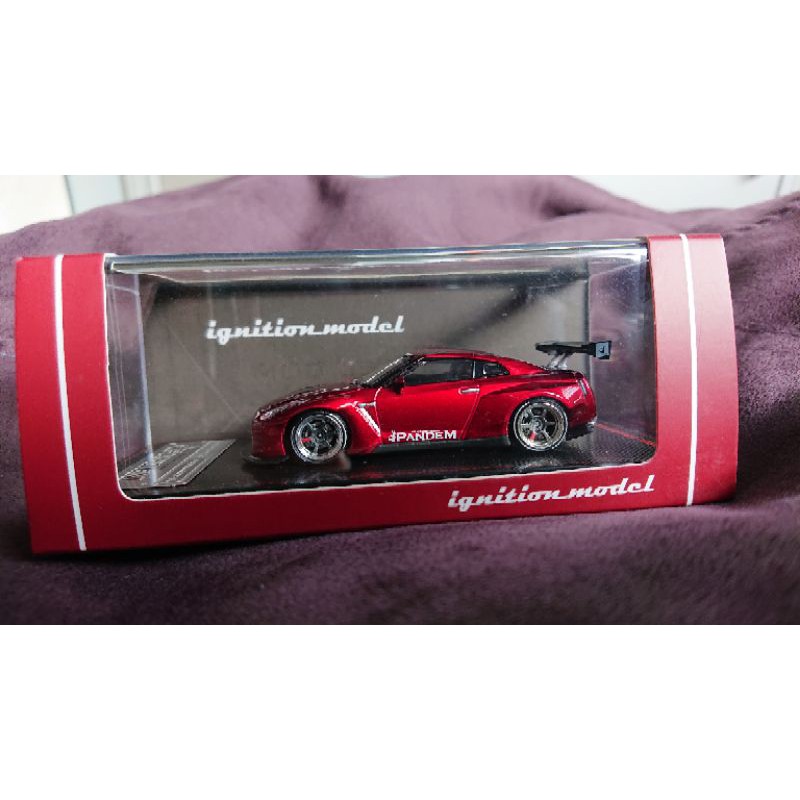 1/64 Ignition Model R35 Nissan GT-R Pandem red 1:64 GTR not Tomica ...