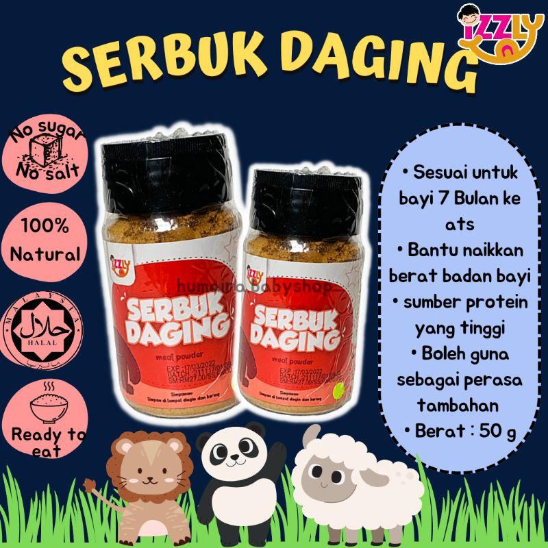 IZZLY Serbuk Daging | HOMEMADE | HALAL | Shopee Malaysia