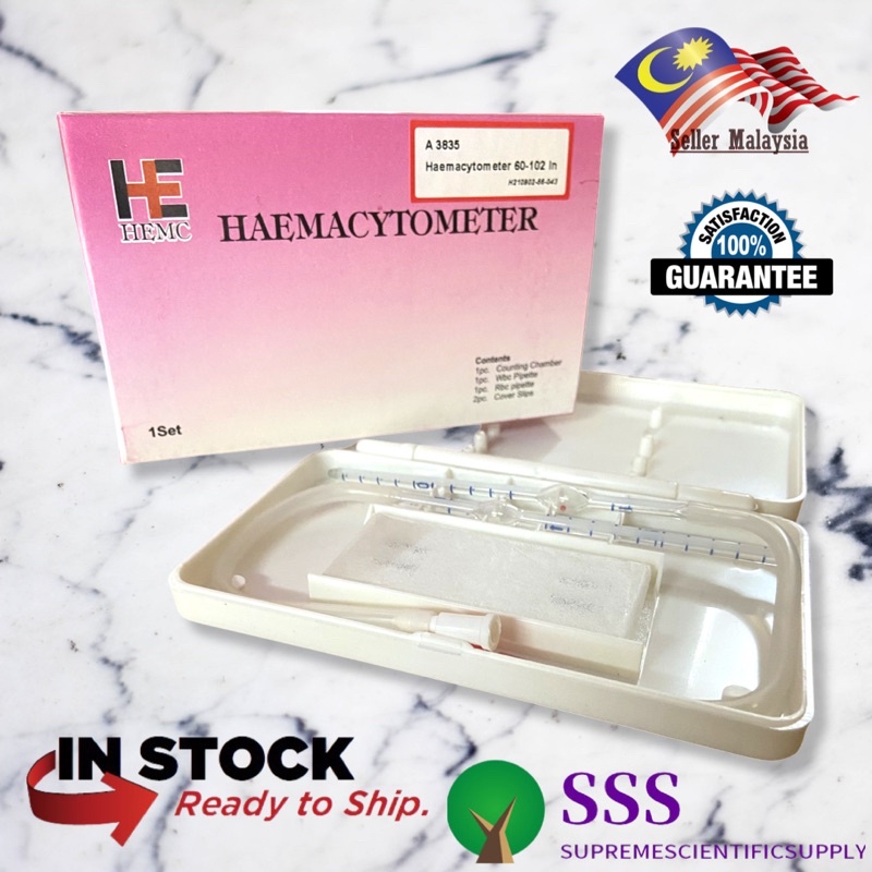 🔥[Ready stock]🔥Haemacytometer | Hemocytometer 60-102 | Shopee Malaysia