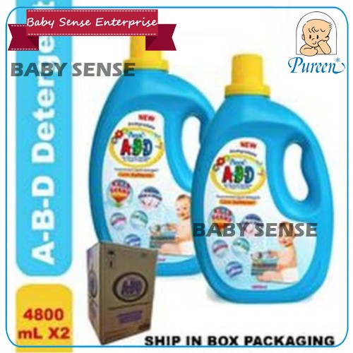 PUREEN ABD Liquid Detergent 4800 ml - 2units [READY STOCK-PUCHONG ...