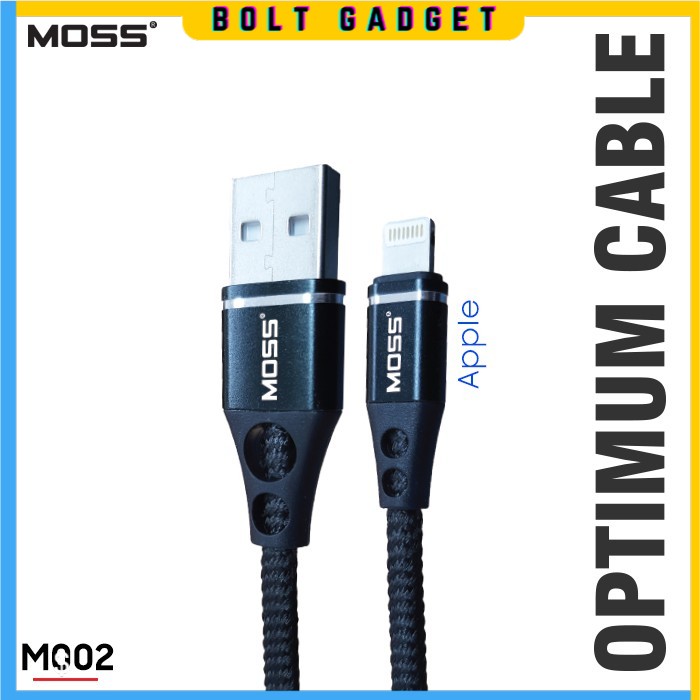 MOSS Cable Optimum Series Data Cable For Lightnin iPhon Fast Charging ...