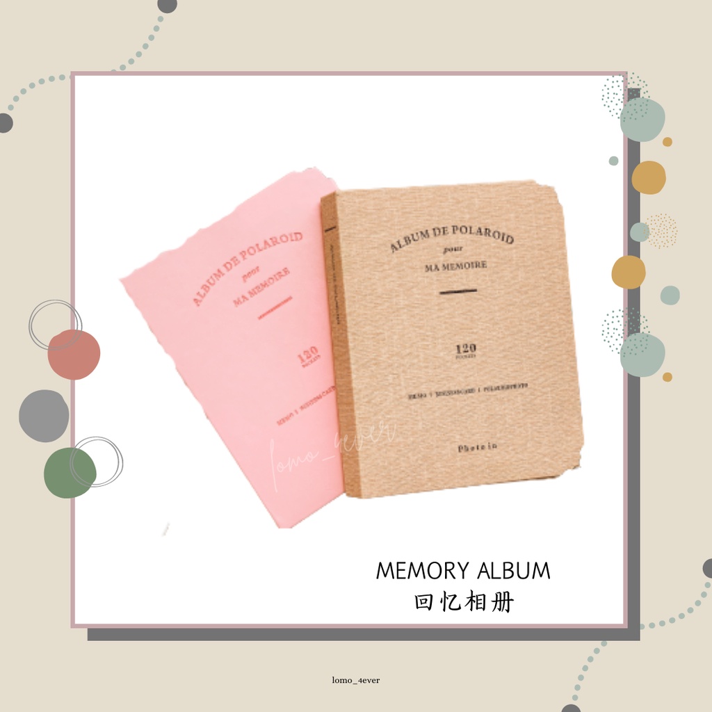 Memory Album for 2R 3 inch Lomo Card Photo Printing Gambar Gift ...