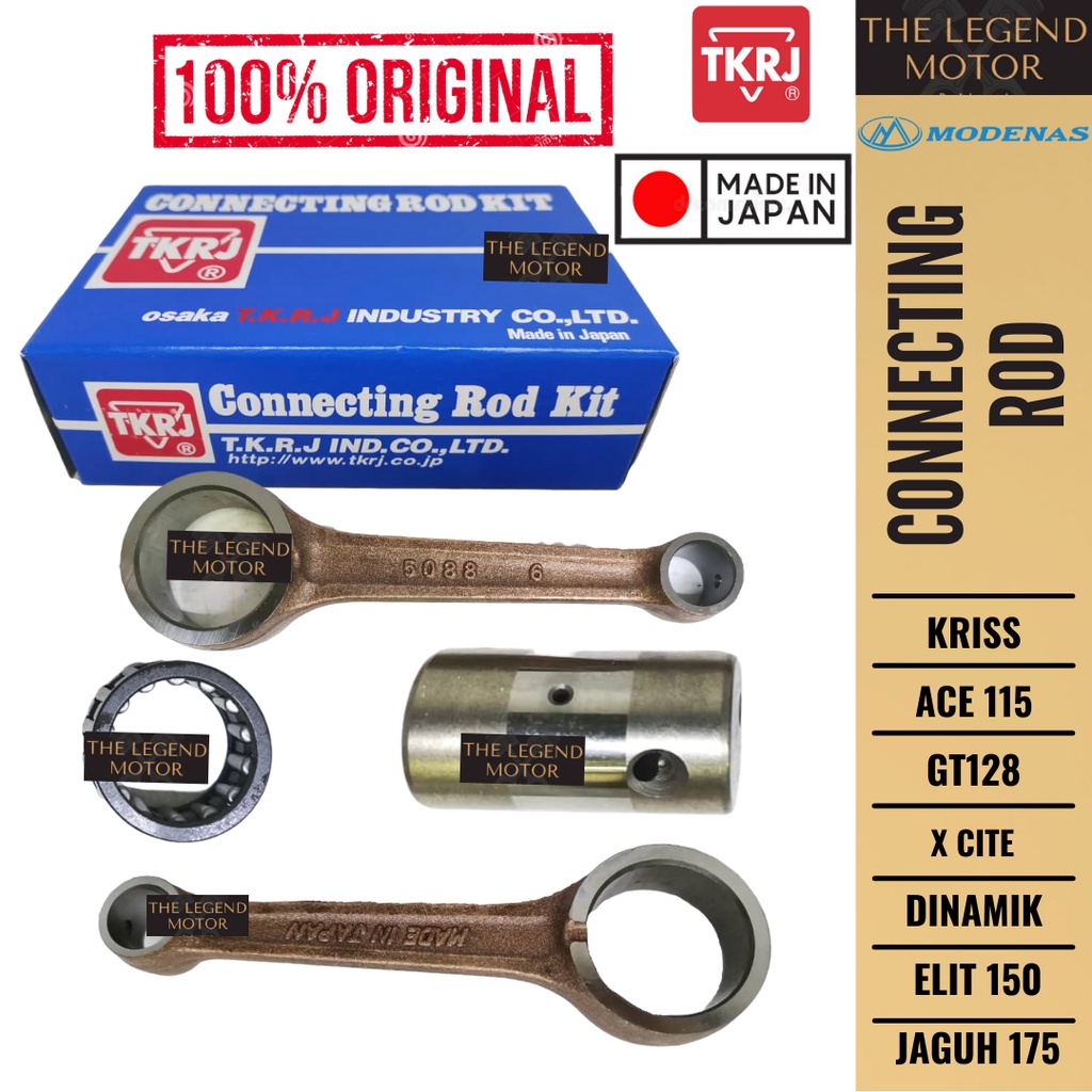 TKRJ Connecting Rod 100% Original Made in Japan Con Rod Modenas ...
