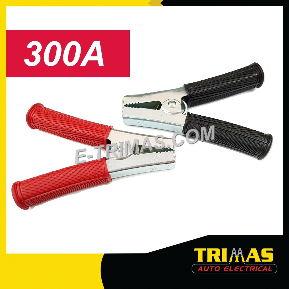 300 Amp Heavy Duty Insulated Battery Clip Terminal Crocodile Clip High ...