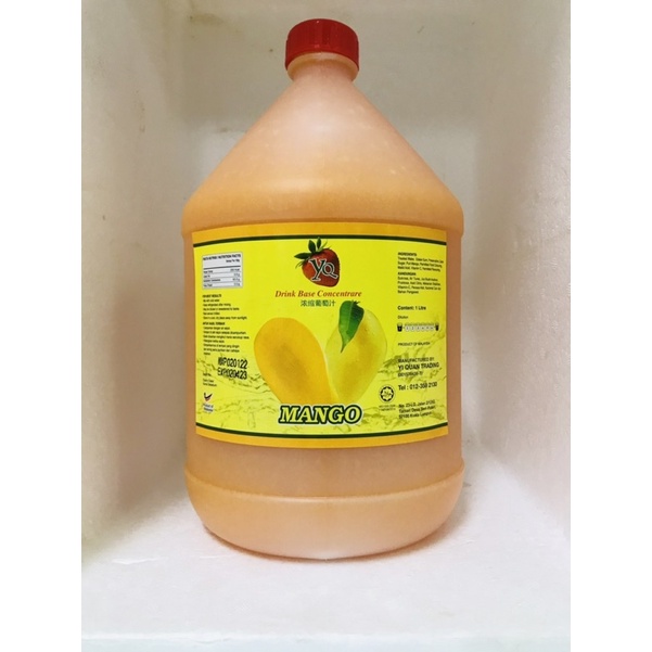 Mango Concentrated 1liter/5Kg (Halal)现货 | Shopee Malaysia