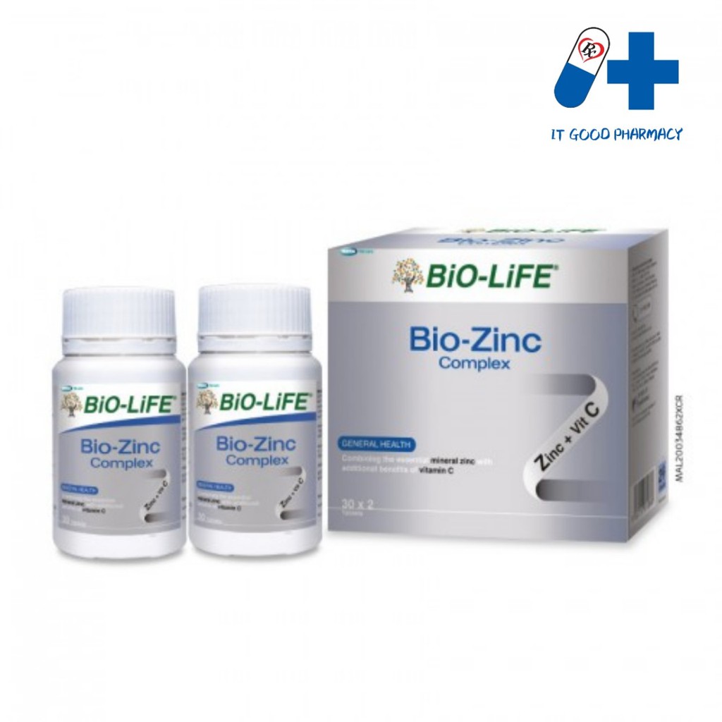 Bio-life Bio-Zinc Complex 2x30s | Shopee Malaysia