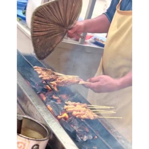 Size Besar Kipas Tangan Daun Tai Satay Hand Fan Tradisional Kipas Satay ...