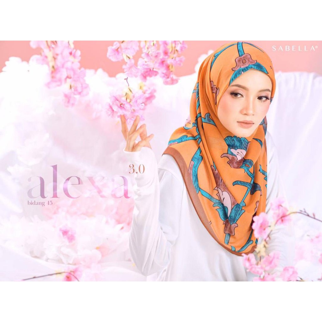 Ready Stok!! 🌹BAWAL ALEXA 🌹 by Sabella Bidang 45 - Tudung Raya ...