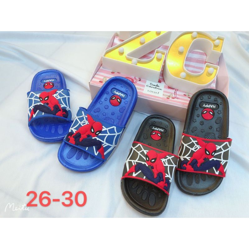 🔥ready stock🔥new design🔥sandal Spiderman cartoon#sliper spiderman ...