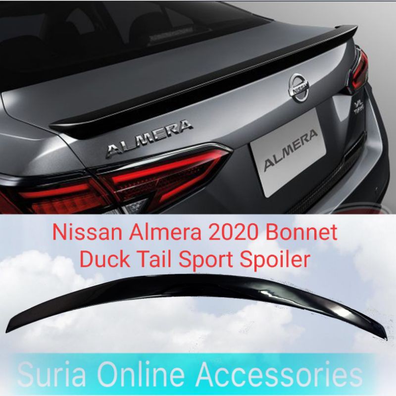Nissan Almera 2020 Aero Dynamic DuckTail Spoiler | Rear Bonnet Sport ...