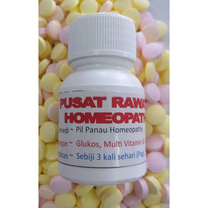 🔥 READY STOCK 🔥 Pil Panau Homeopathy 60 biji Free losyen pelbagai ...