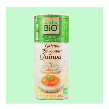 Jardin Bio Gluten-Free Rice Cake and Quinoa 130g box | Shopee Malaysia