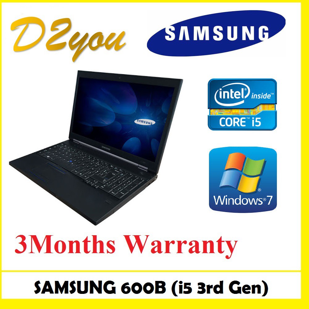 (Refurbished) Samsung 600B i5-3rd Gen Laptop i5 laptop i5 laptop used ...