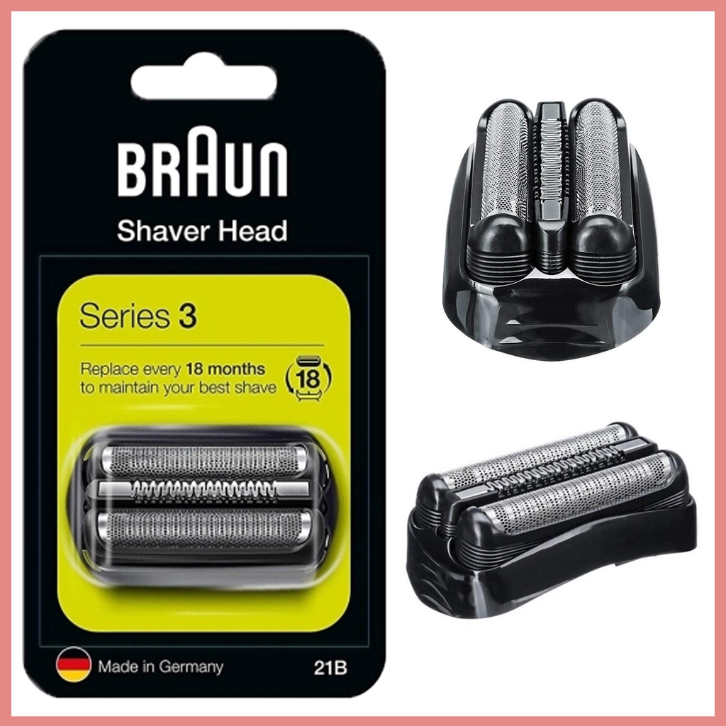 [Braun] Series 3 Replacement Shaver Head 21B / 300s 310s 3010s 320s-4 ...