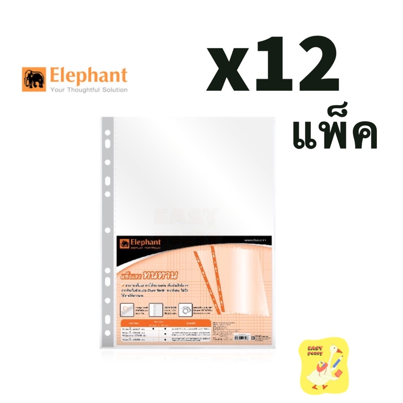 Filling Folder Elephant A4 Thickness 0.05 Mm. Multipurpose Transparent ...
