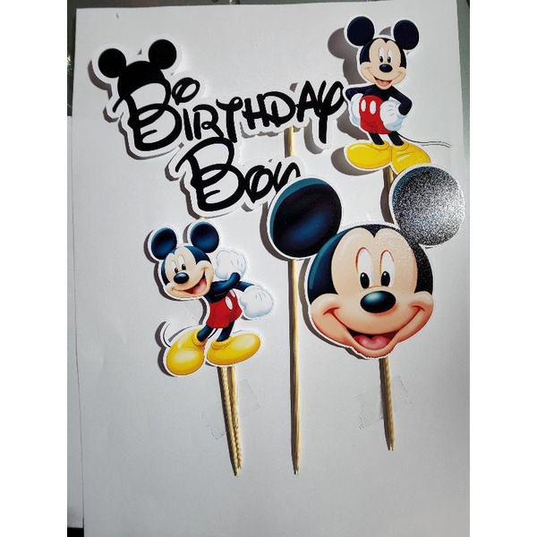 MICKEY TOPPER CAKE READY STOCK | Shopee Malaysia