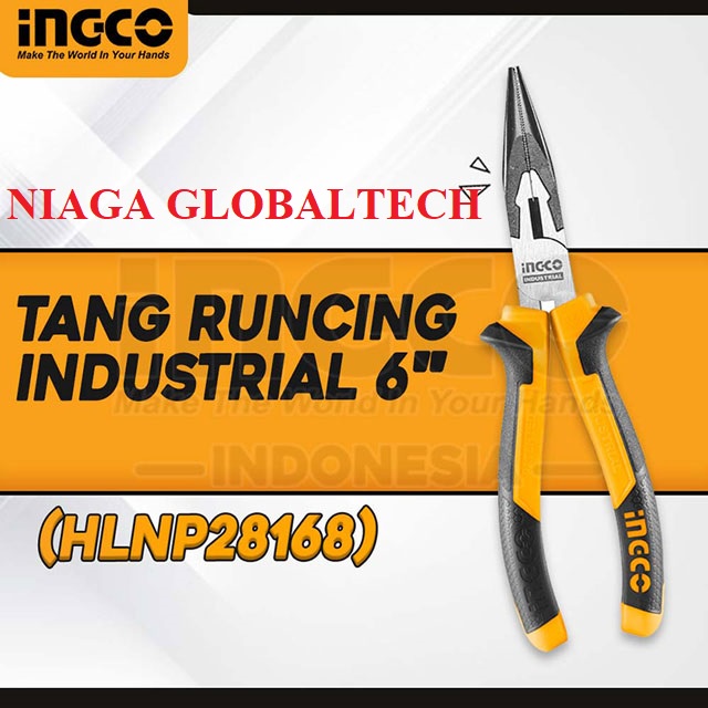 INGCO LONG NOSE PLIERS INGCO TAPERED PLIERS INGCO | Shopee Malaysia