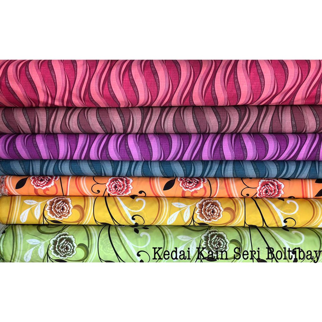 KAIN LANGSIR CORAK BUNGA DAN STRIPE 🌟!! 🔥PROMOSI HEBAT 🔥 /FABRIC ...