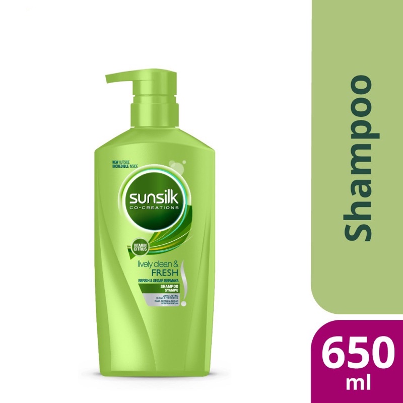 (Packaging Reject) Sunsilk Lively Clean & Fresh Shampoo 650ml | Shopee ...