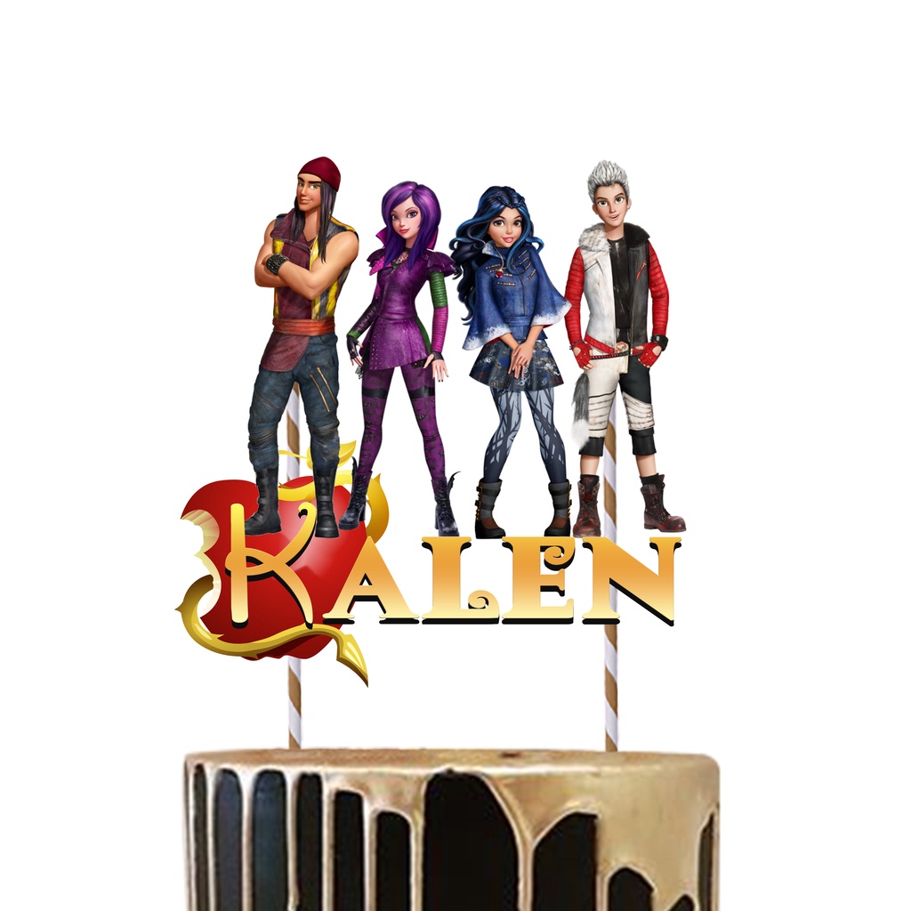 Descendants CAKE TOPPER | Shopee Malaysia