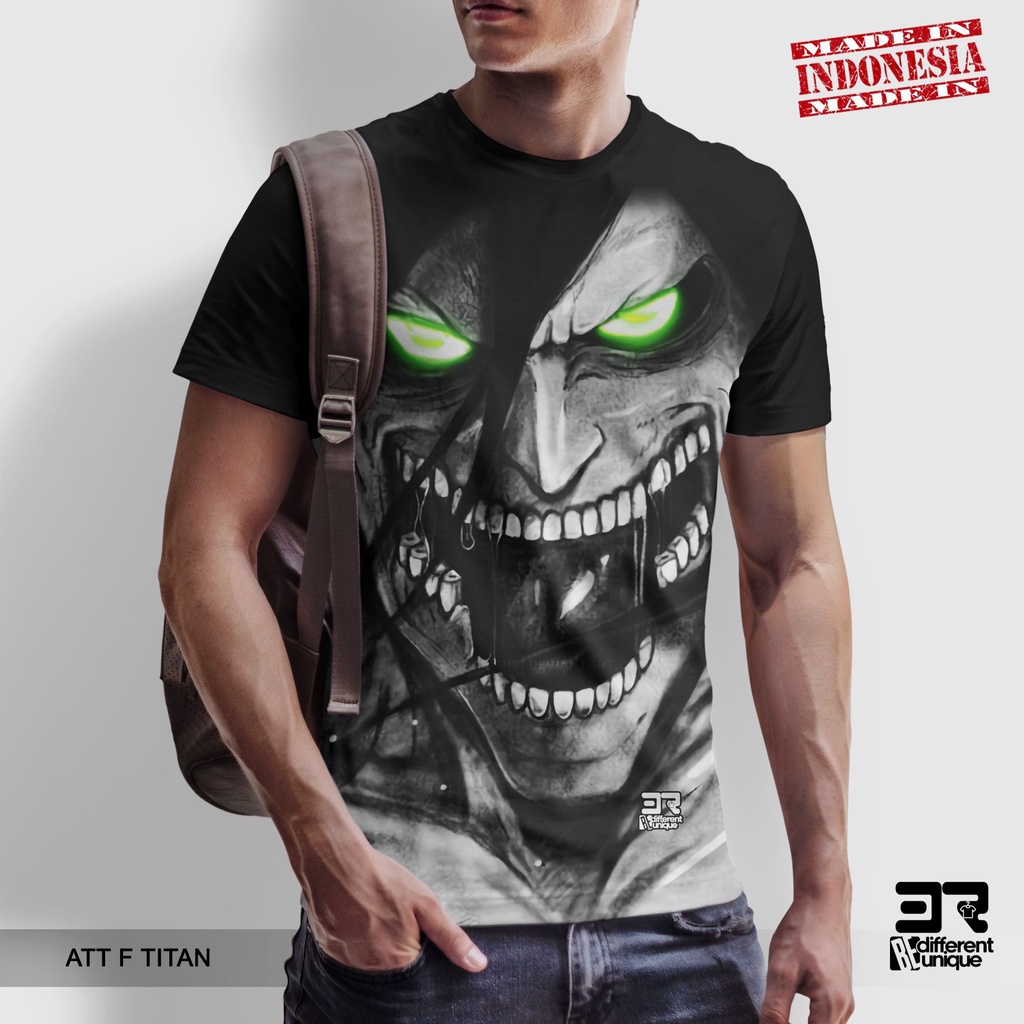Anime ATTACK ON TITAN ATT F TITAN PRINTING T-SHIRTS - ORIGINAL DISTRO ...