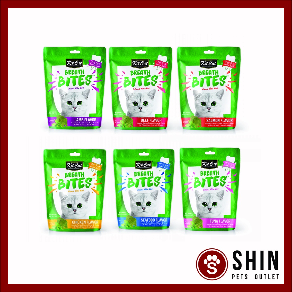 Kit Cat Breath Bites Cat's Dental Snacks or Treats- 60g | Shopee Malaysia