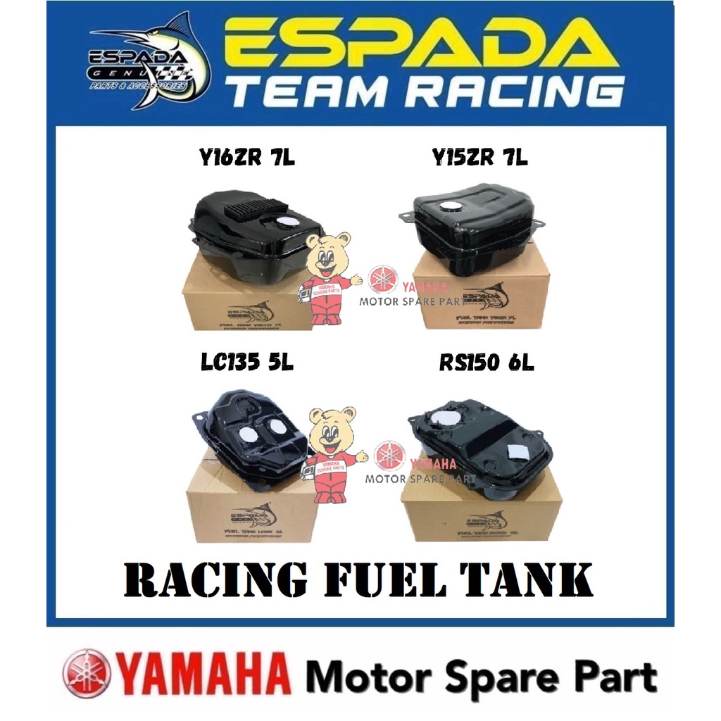 ESPADA Y16ZR / NVX155 / LC135 / RS150 / Y15ZR FUEL TANK ASSY 5L 6L 7L 8 ...