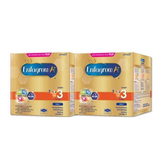 Enfagrow A+ Step 3 1-3 Years Old ( 2 x 2.4kg ) | Shopee Malaysia