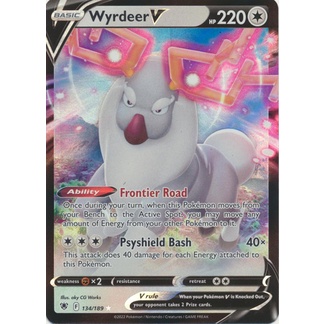 Pokemon TCG Card - Wyrdeer V - 134/189 - Ultra Rare | Shopee Malaysia