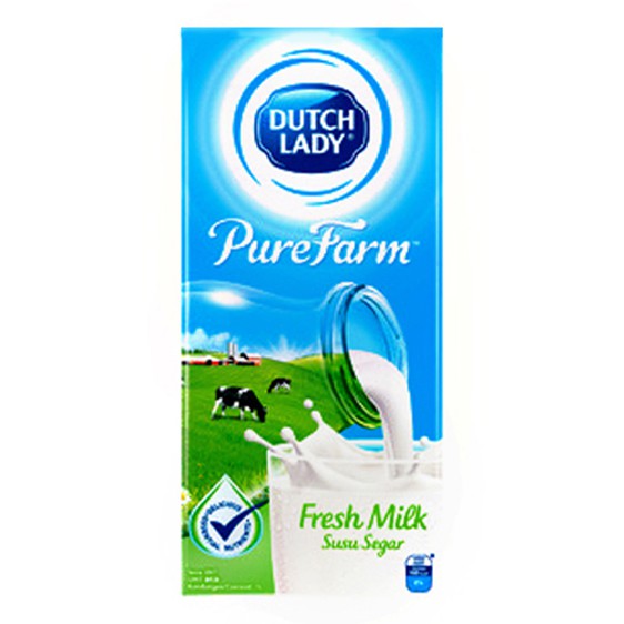 Dutch Lady Pure Farm UHT Fresh Milk (1L) | Shopee Malaysia