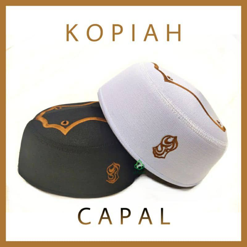 Kopiah Logo Capal Emas | Kopiah Carpal | Peci Capal | Shopee Malaysia