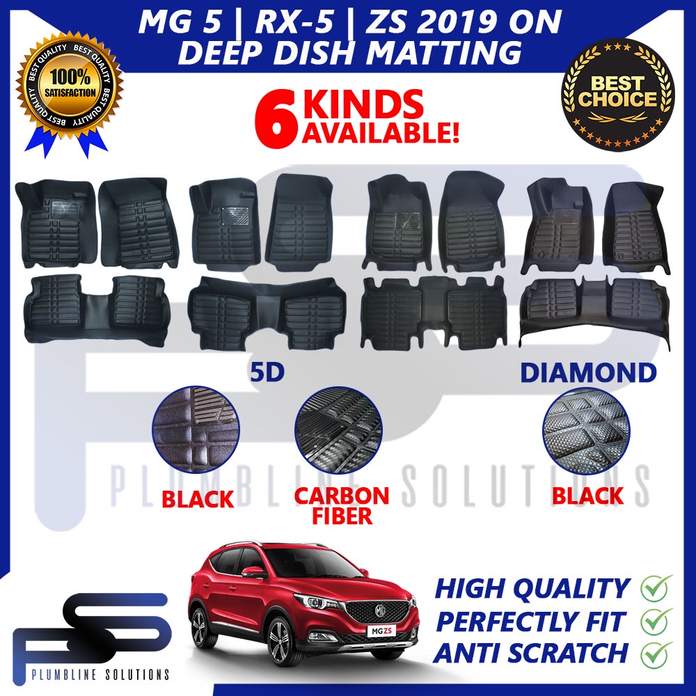 5D / 5D Diamond Deep Dish Matting MORRIS GARAGES 5 MG5 MG 5 MG ZS / MG ...