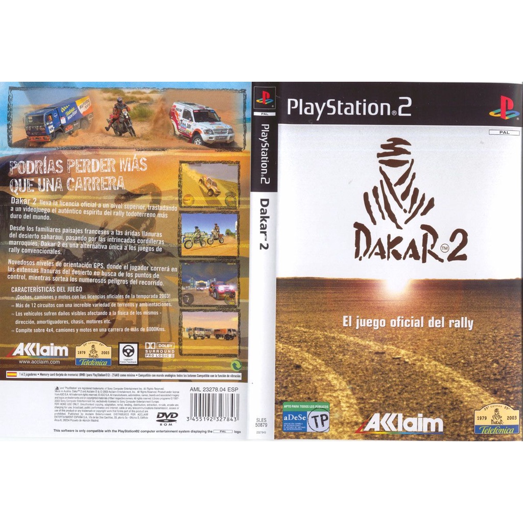 Dakar 2 (CD Games PS2) | Shopee Malaysia