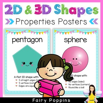 Shape Posters (PDF) - Properties of 2D & 3D Shapes | Shopee Malaysia