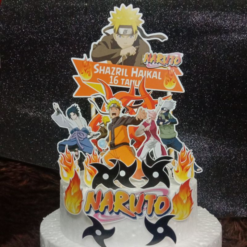 Naruto Cake Topper (Personalized topper) | Shopee Malaysia