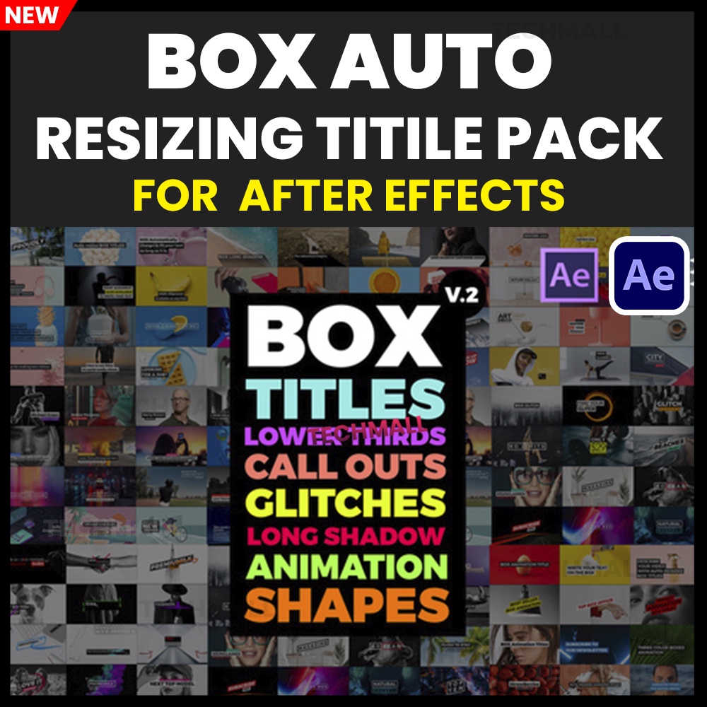 BOX Auto Resizing Titles Pack for After Effects | Shopee Malaysia