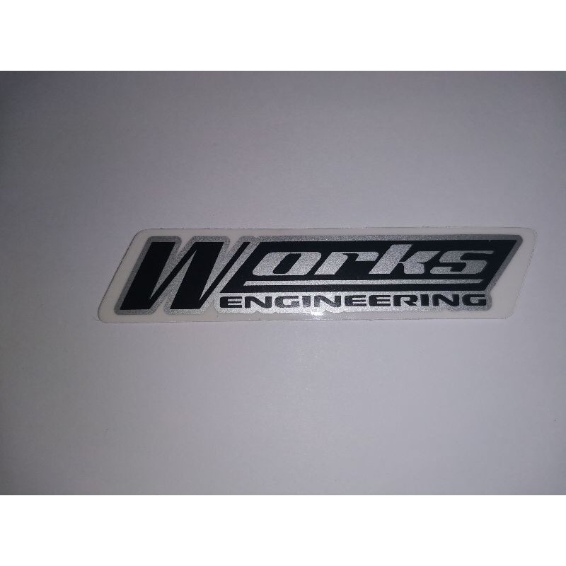 Works Engineering Sticker Decal Vinyl | Shopee Malaysia