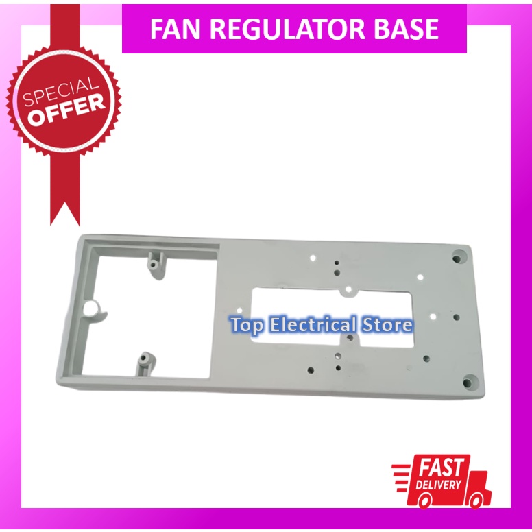 PVC FAN REGULATOR BASE/ BOX (WHITE) | Shopee Malaysia