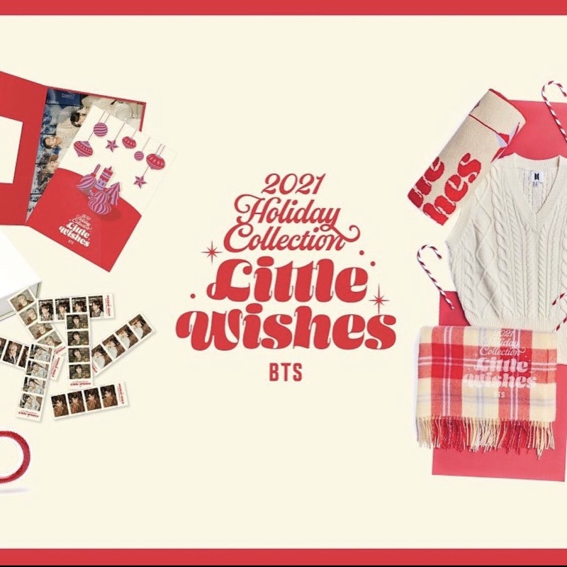BTS 2021 HOLIDAY COLLECTION : LITTLE WISHES OFFICIAL MERCH | Shopee ...