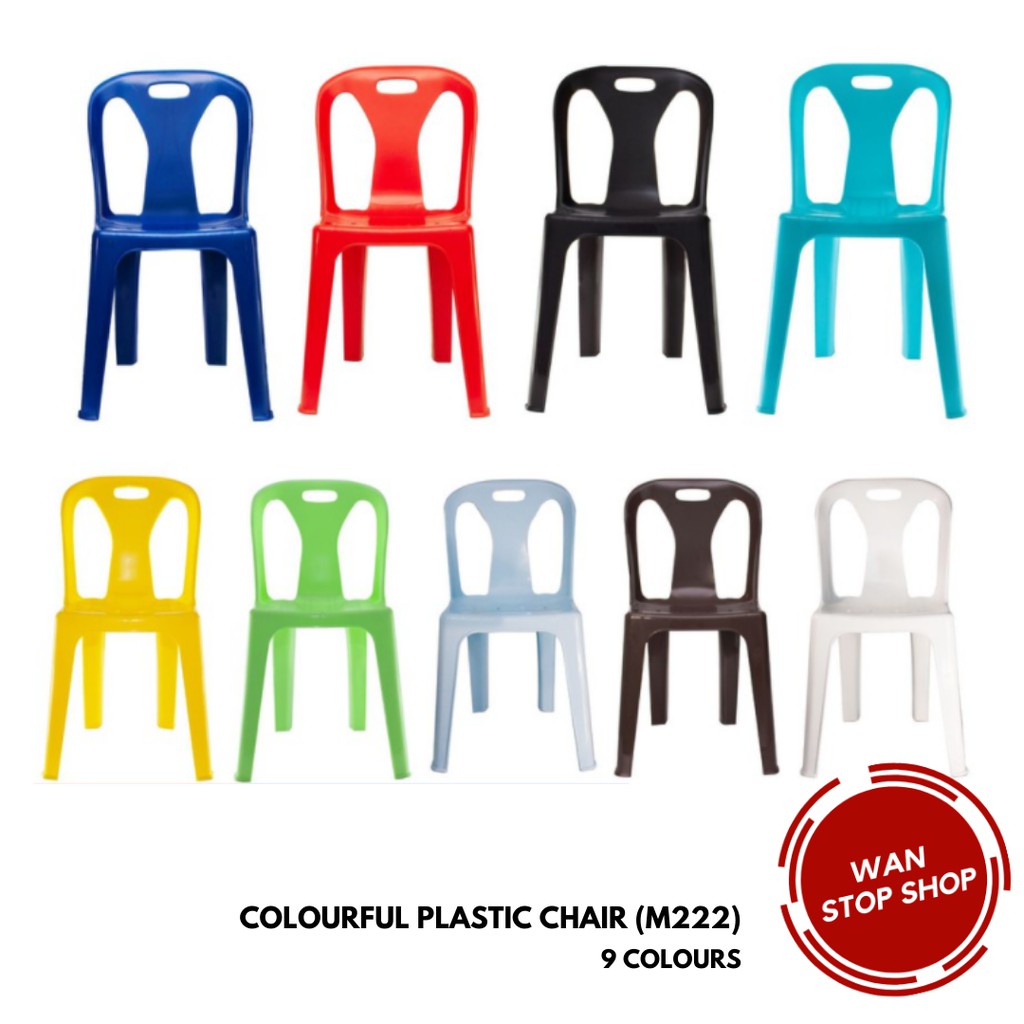 Plastic Chair Kerusi Plastik Dining Chair Furniture 3 Years Warranty ...
