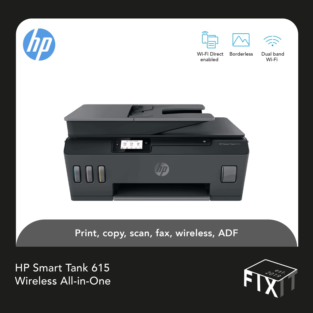 HP SMART TANK 615 (WIRELESS) AIO INK TANK PRINTER | Shopee Malaysia
