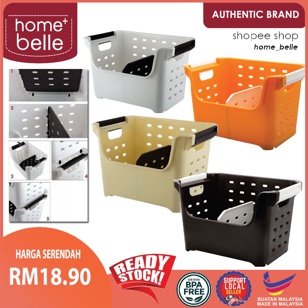 FELTON KSR2237 Stackable Storage Rack Multipurpose Kitchen Organizer ...