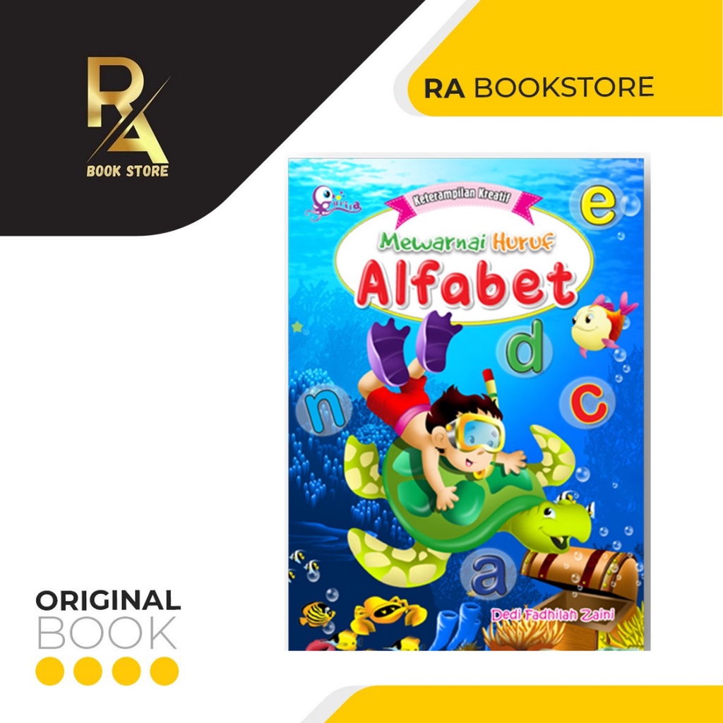 Children's Activity Book - Coloring Alphabet Letters - PAUD Support ...