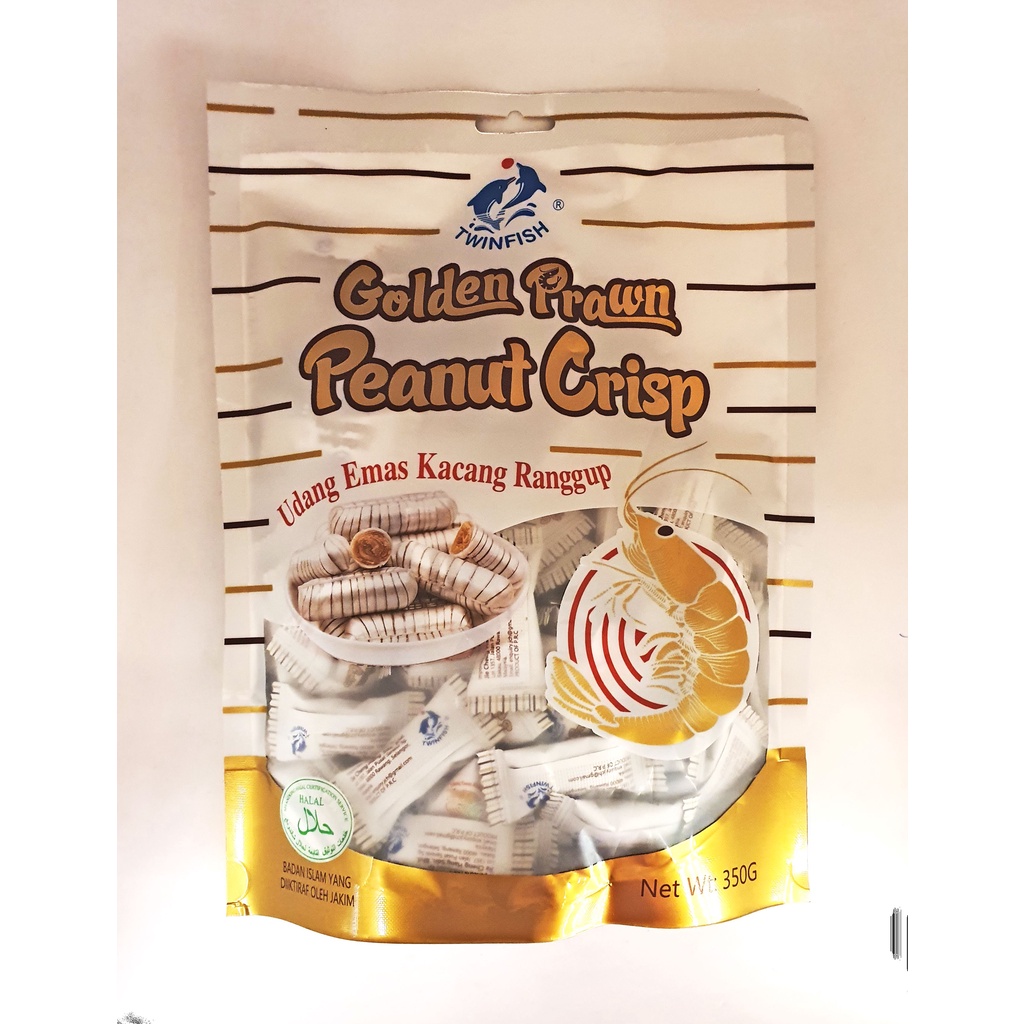 Twinfish Golden Prawn Peanut Crisp 350g (Halal) | Shopee Malaysia