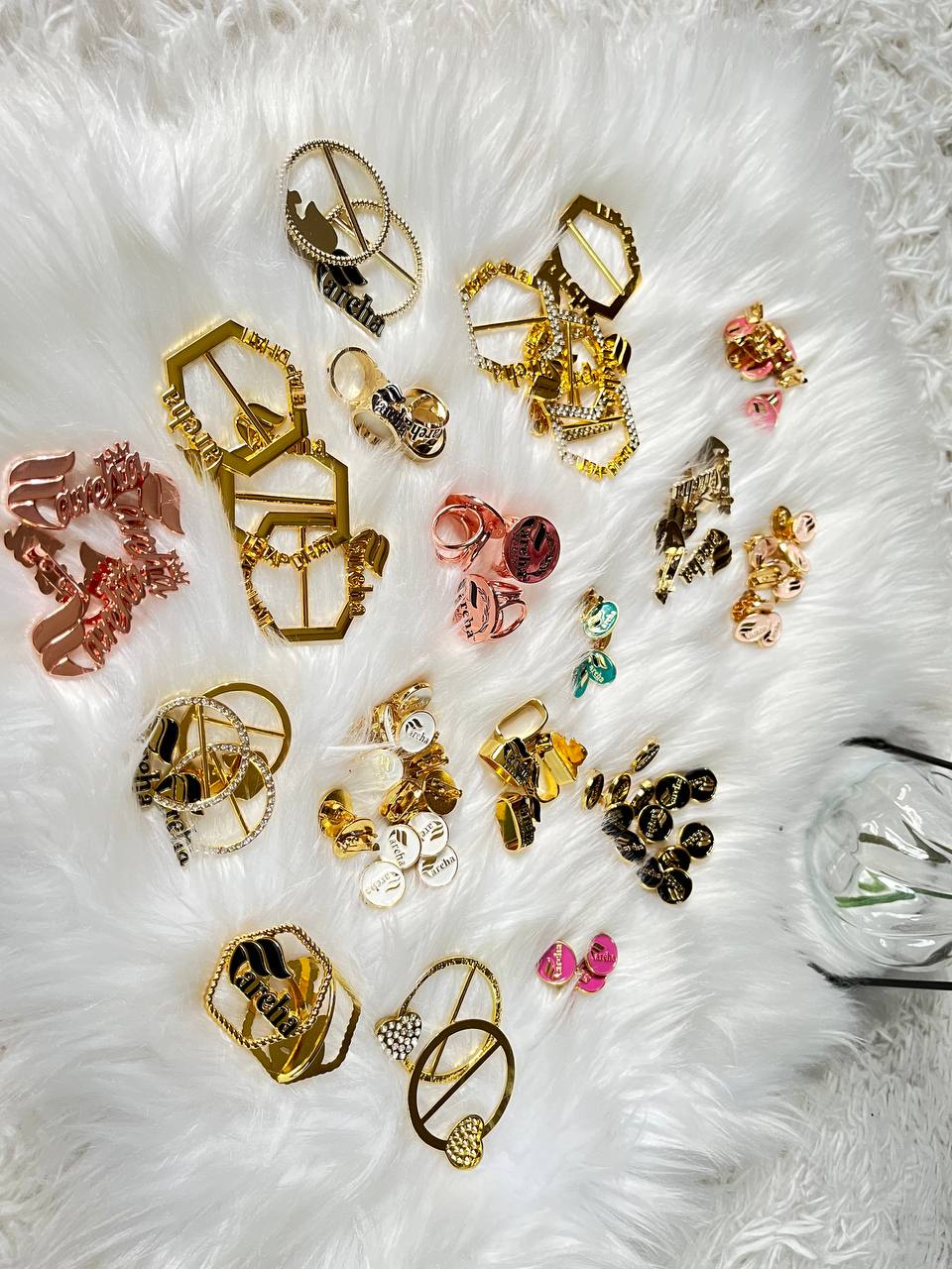 FAREHA Leeyanarahman Minaz Brooch Ring Customade Limited Edition Pin Tudung Dan Buckle Ring ...