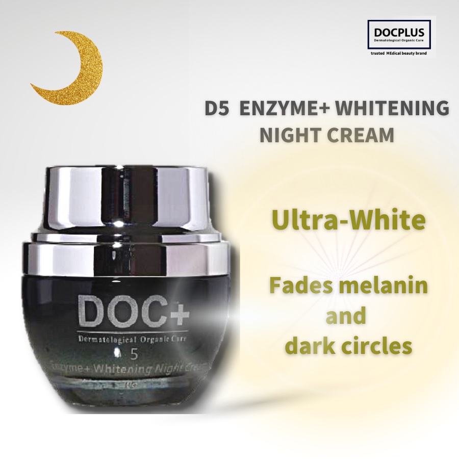 DOC+ D5 Enzyme+ Whitening Night Cream 活性美白酵素晚霜 (30g) Skin Care ...