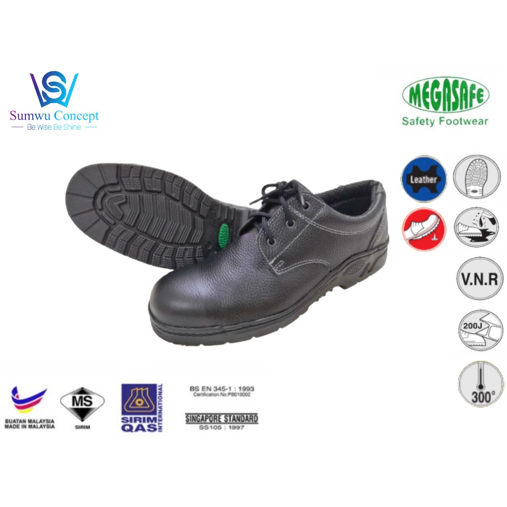 MEGASAFE Safety Shoes Model: 880 MADE IN MALAYSIA | Shopee Malaysia