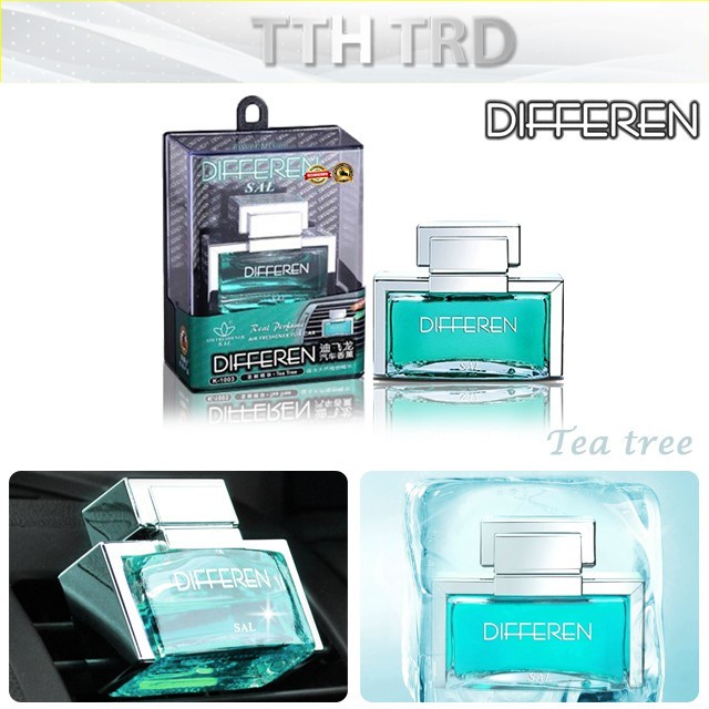 DIFFEREN Tea Tree Scent Luxury Air Vent Type Freshener Car Perfume ...