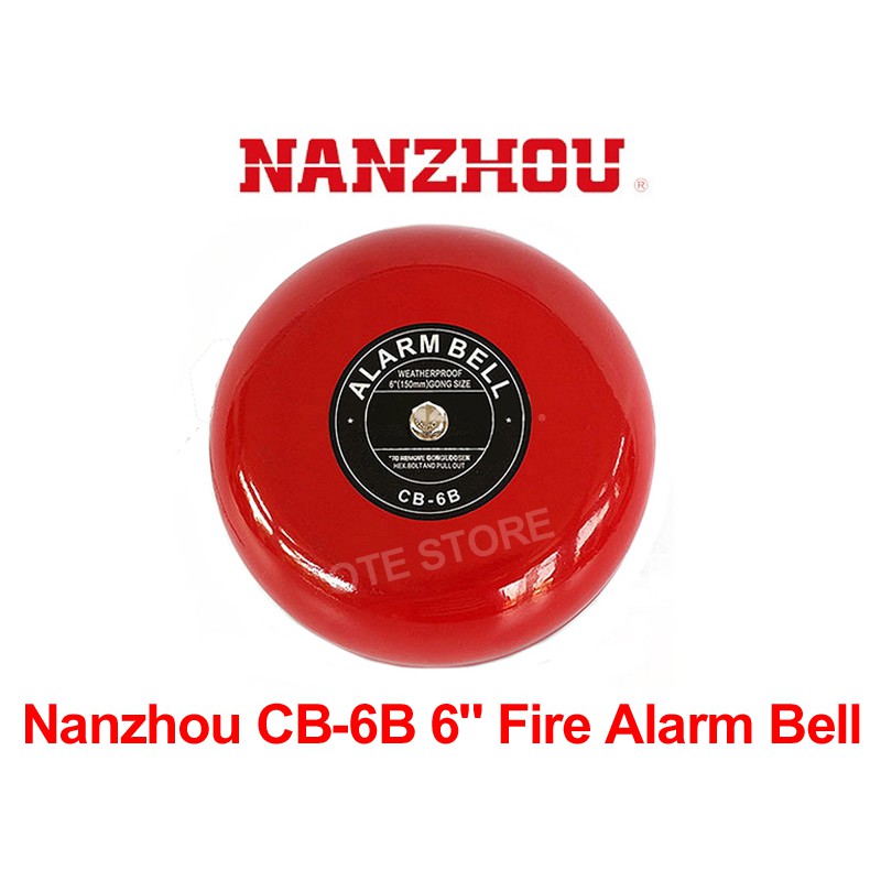 Nz CB-6B 6" AC240V/12VDC Alarm Bell (use for Fire safety, Elevator, School Bell, Alarm, Industry ...